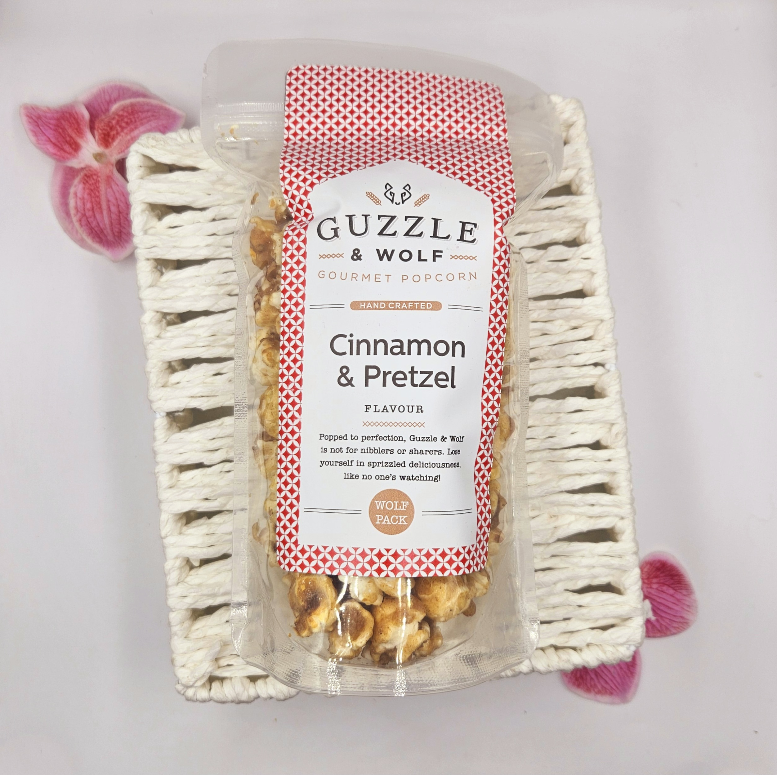 Cinnamon & Pretzel Gourmet Popcorn Wolf Pack – Jampacked