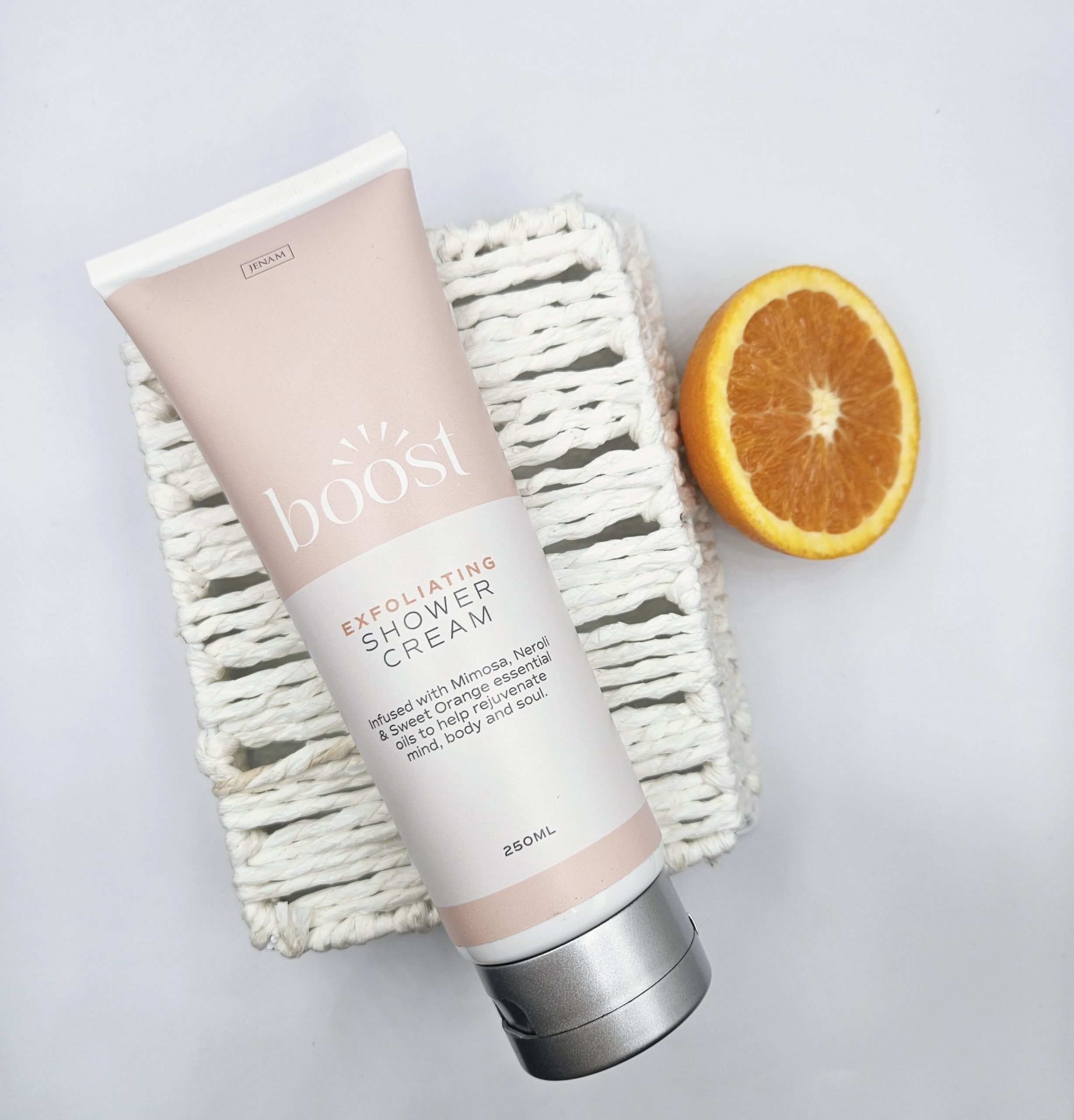 Boost – Exfoliating Shower Cream – Jampacked